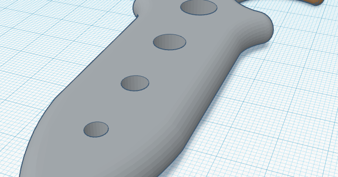 Basic push dagger by Layerpix | Download free STL model | Printables.com