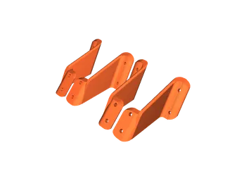 RC Wing bracket mount by Filamentality | Download free STL model ...