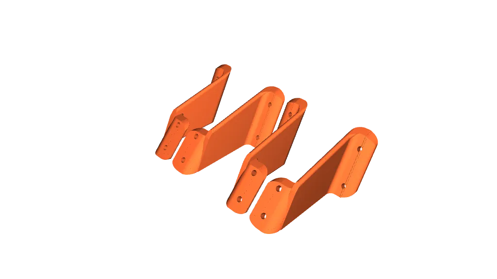 RC Wing bracket mount by Filamentality | Download free STL model ...
