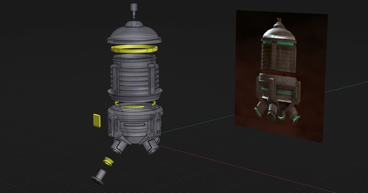 Fallout 4 Plasma Grenade by thump | Download free STL model ...