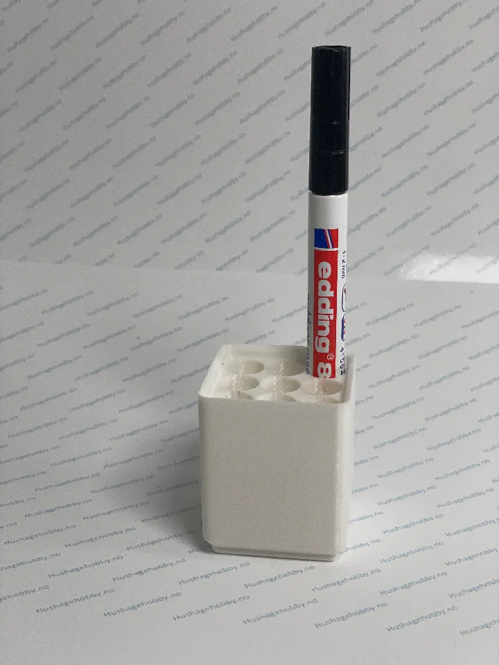 Gridfinity pen holder by HusHageHobby.no | Download free STL model ...