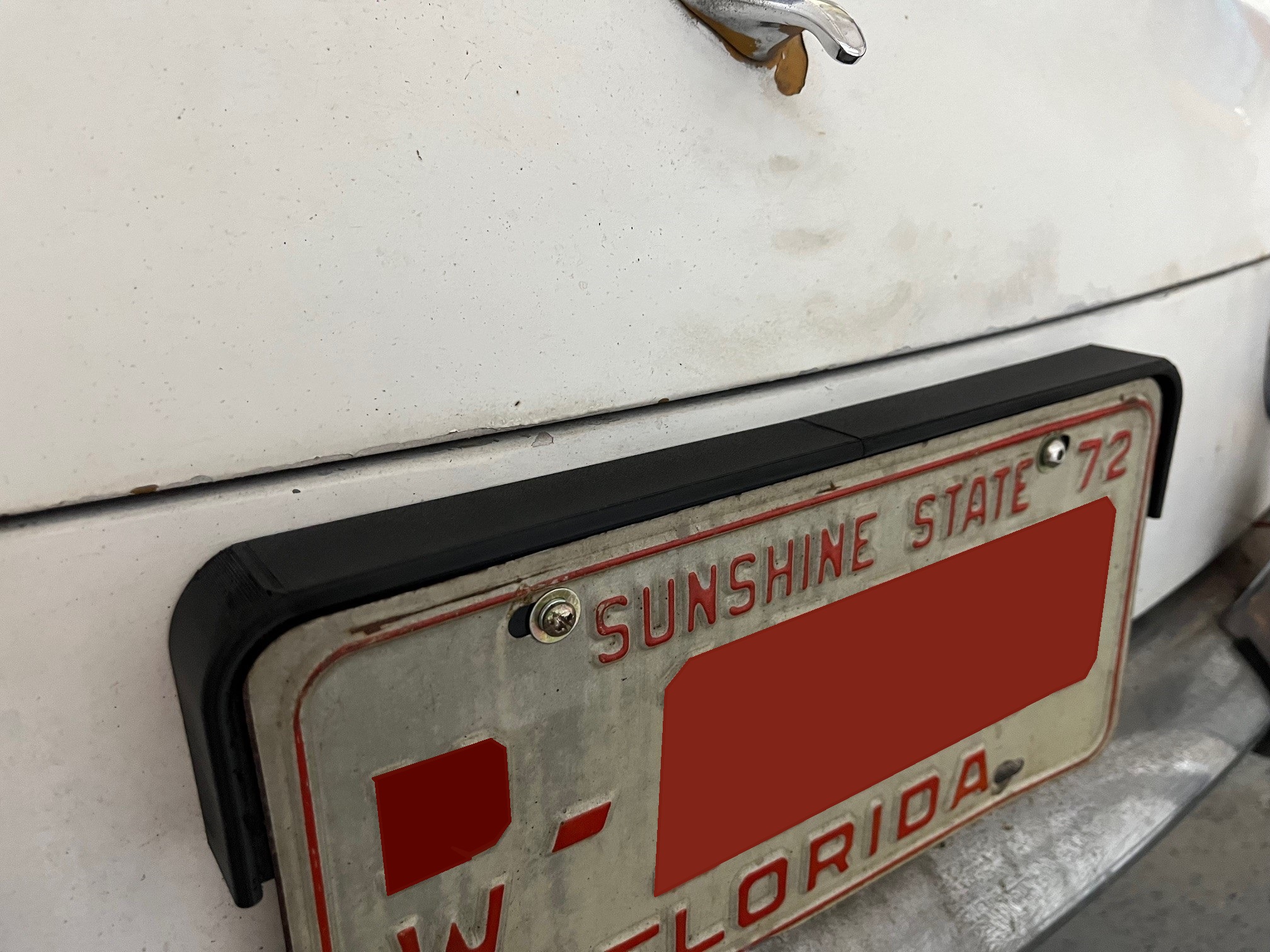 MGB Rear License Plate Mount Frame by Jordan K | Download free STL ...