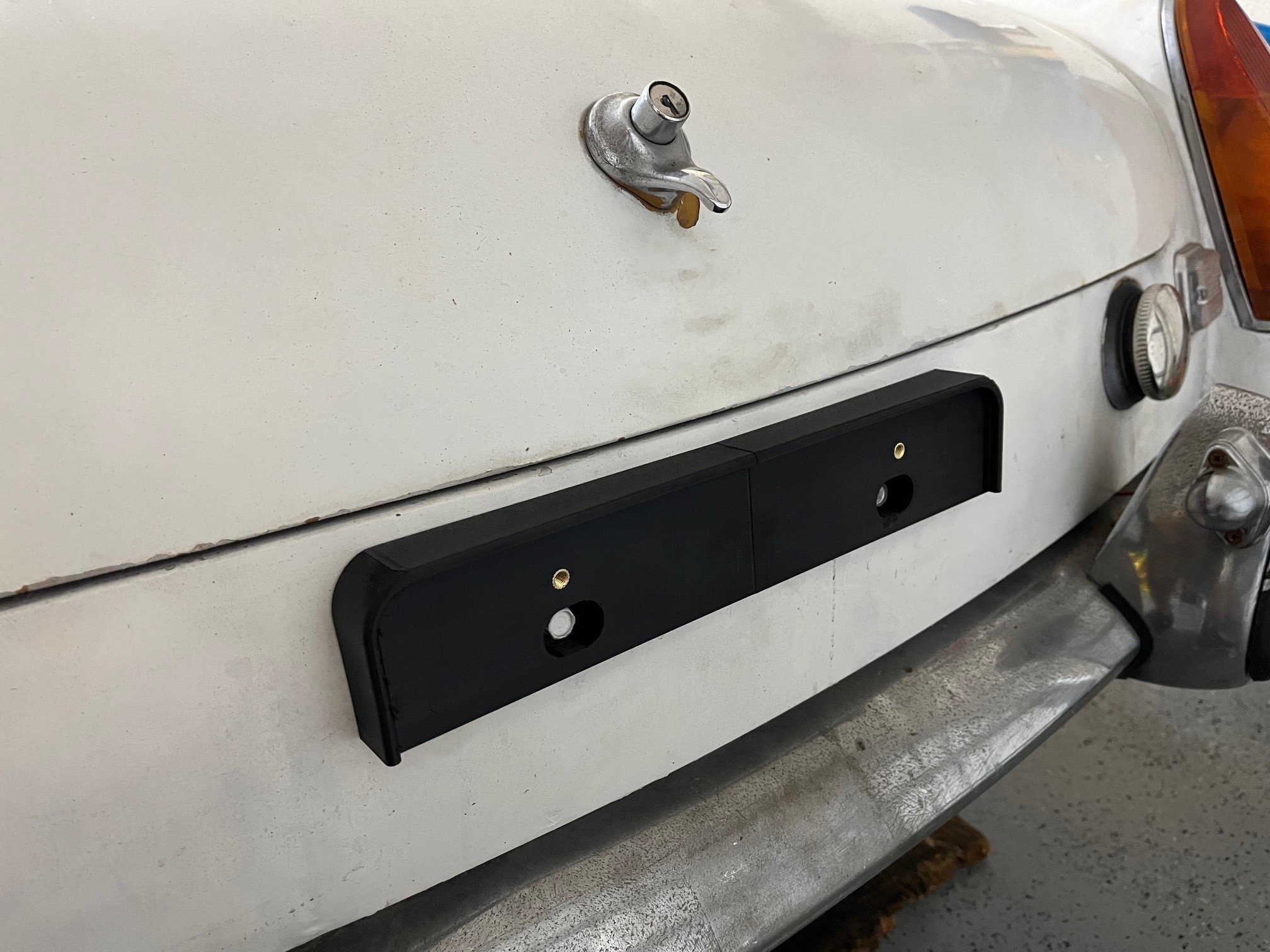 MGB Rear License Plate Mount Frame by Jordan K | Download free STL ...