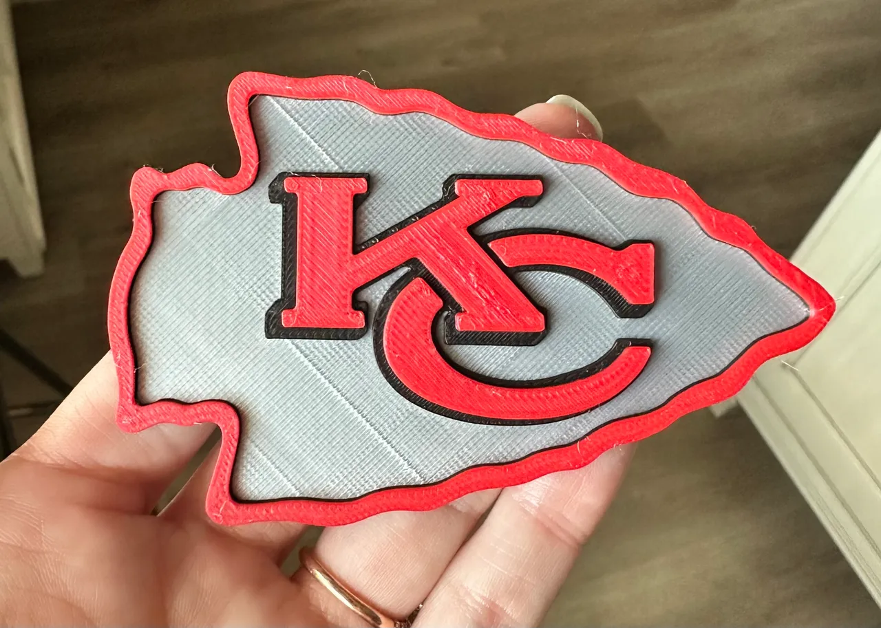 Kansas City Chiefs Magnet by MKLand | Download free STL model ...