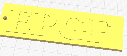 epgf keychain by cdgeldart | Download free STL model | Printables.com