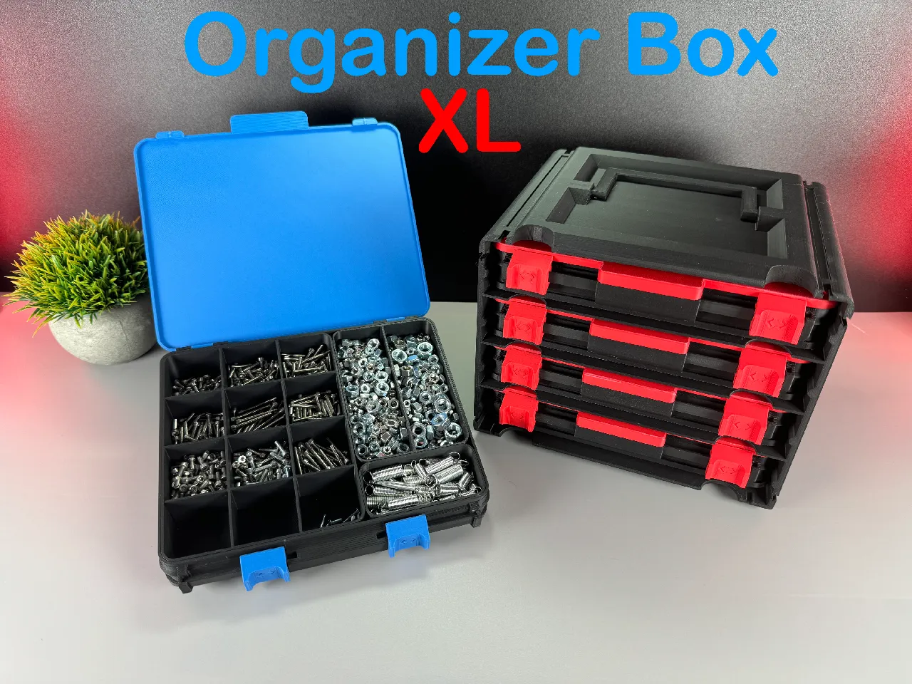 Organizer Box XL by 3DPrintyi | Download free STL model | Printables.com