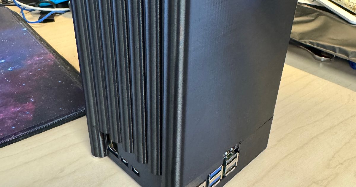 Radxa SATA HAT Case w/ 80mm fan by Patrick Friedel | Download free STL ...