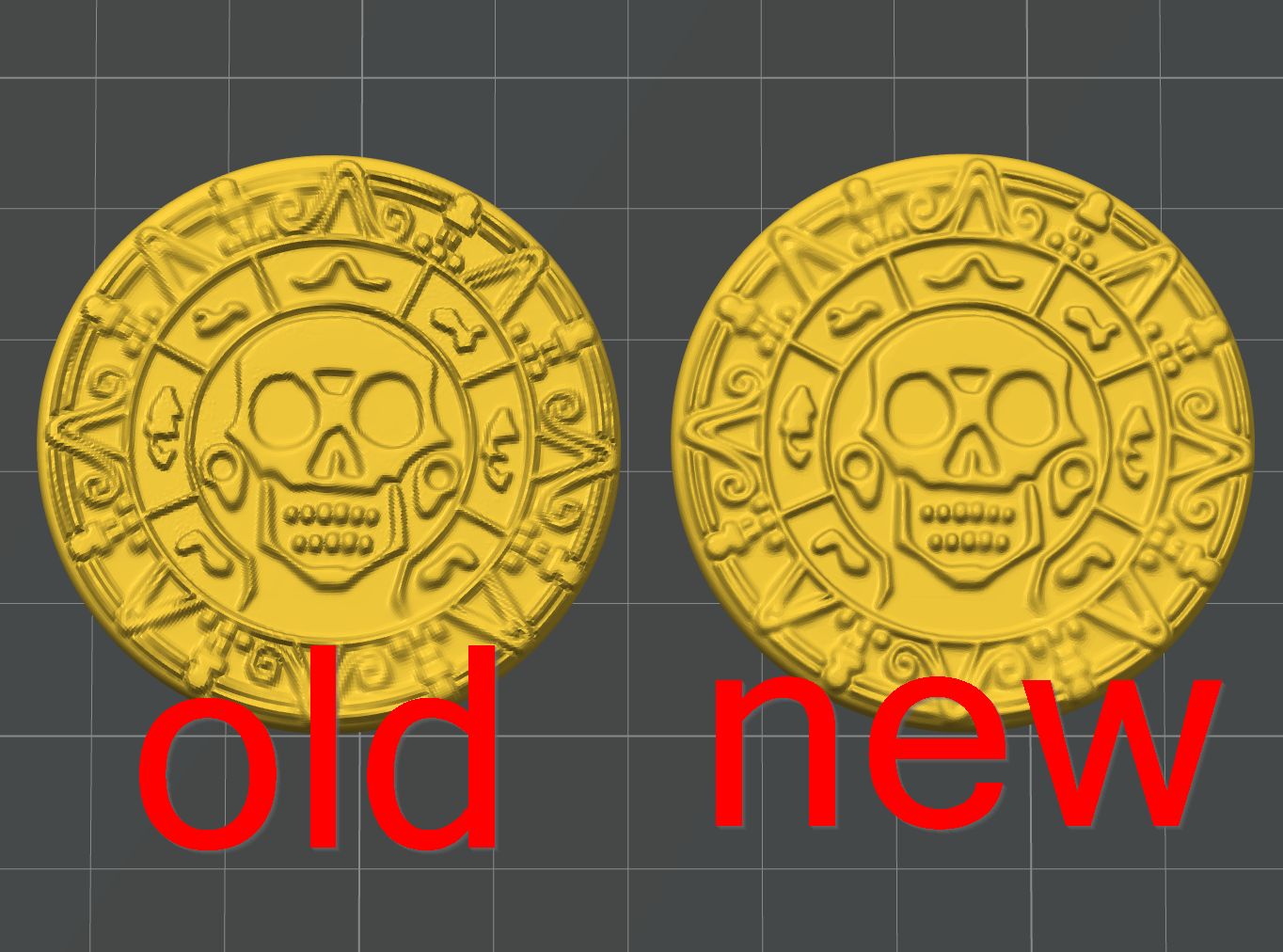 Cursed Pirate Coin (smoother) by Digitzia_novaxe MakerWorld: Download ...
