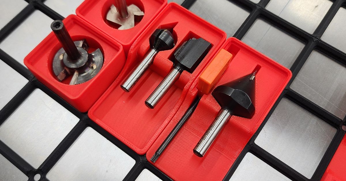 Carbide insert CNC bit gridfinity by Dash | Download free STL model ...