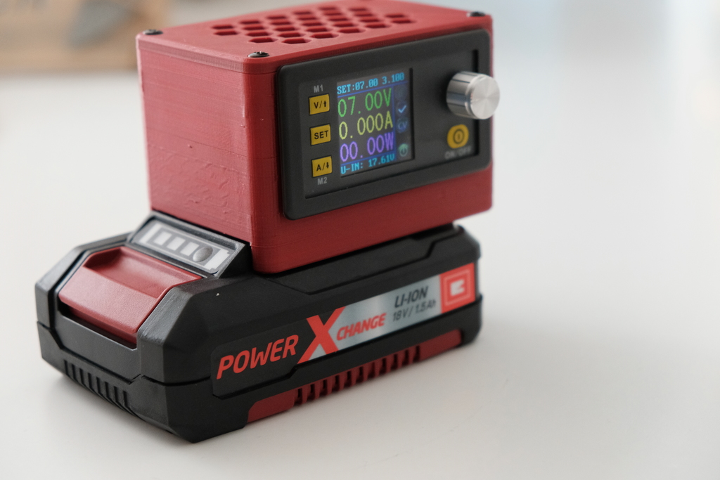 Mini Lab Bench Power Supply (DPS3003) Powered by Einhell Batteries or ...