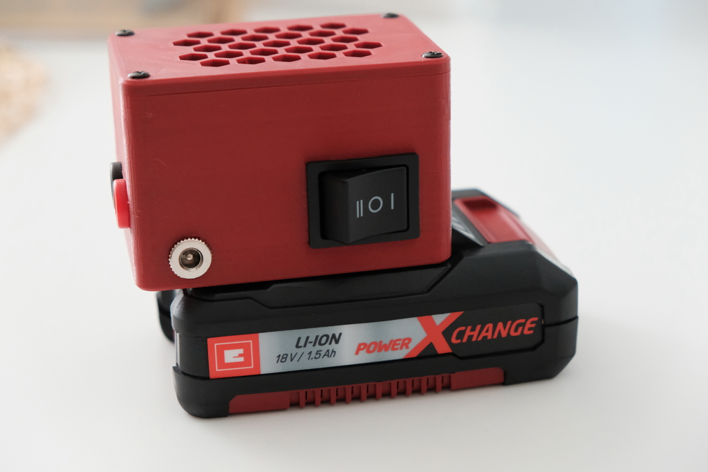 Mini Lab Bench Power Supply (DPS3003) Powered by Einhell Batteries or ...