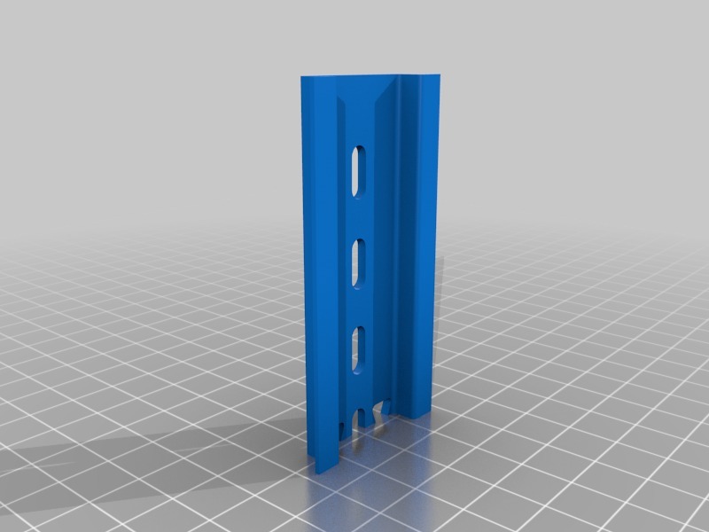 DIN Rail/Hutschiene EN 50022 with interlocks, different sizes and ...