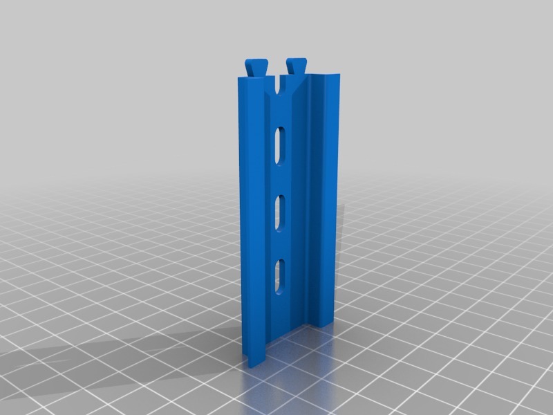 DIN Rail/Hutschiene EN 50022 with interlocks, different sizes and ...