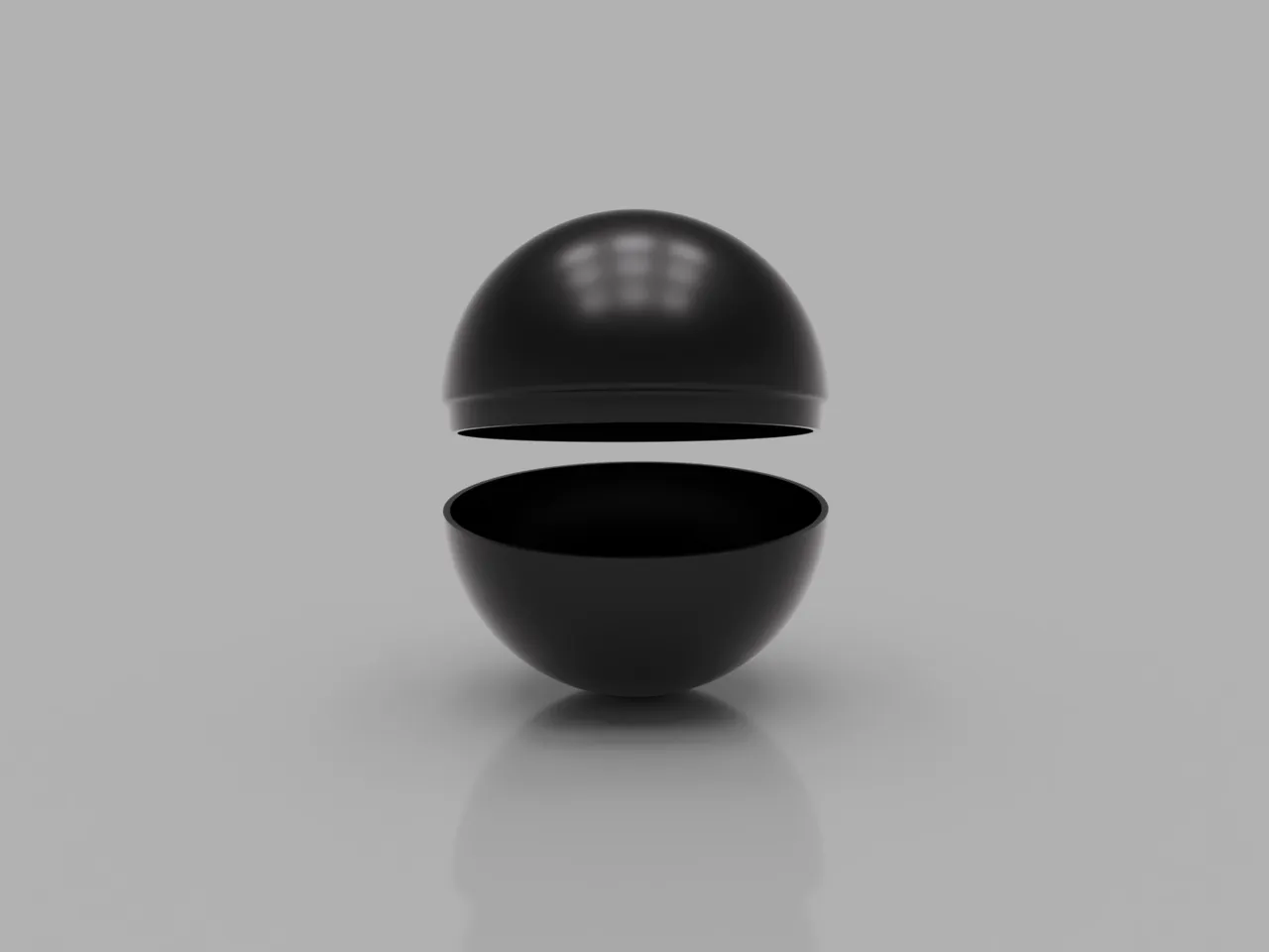 Gashapon Capsule Ball by NoWayCall | Download free STL model ...