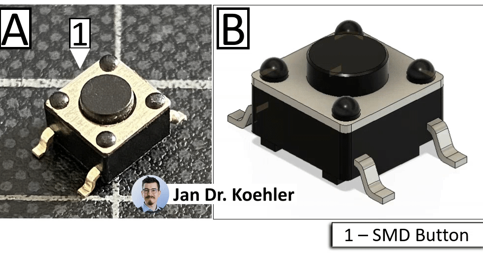 SMD Button CAD File by JK | Download free STL model | Printables.com
