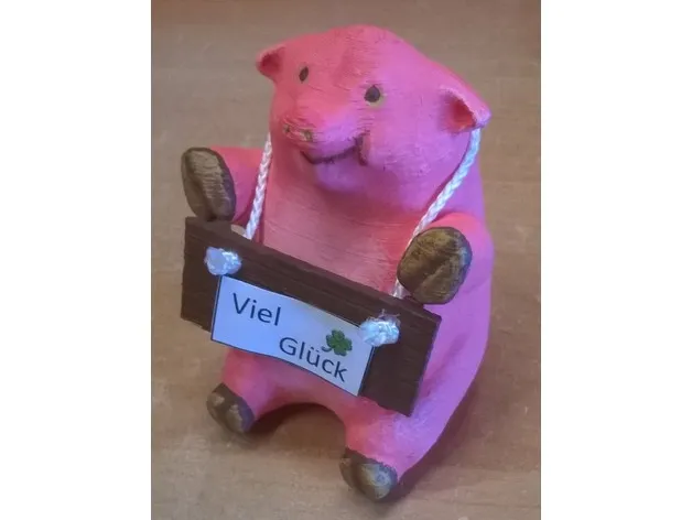 Good Luck Pig by Allemool | Download free STL model | Printables.com