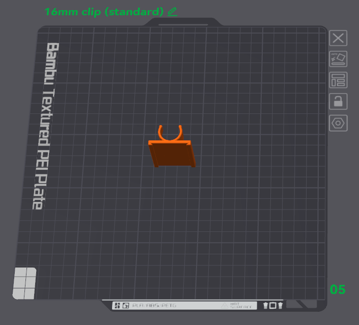 IFLC1-z³D Interchangable Filament label clips by z³D | Download free ...