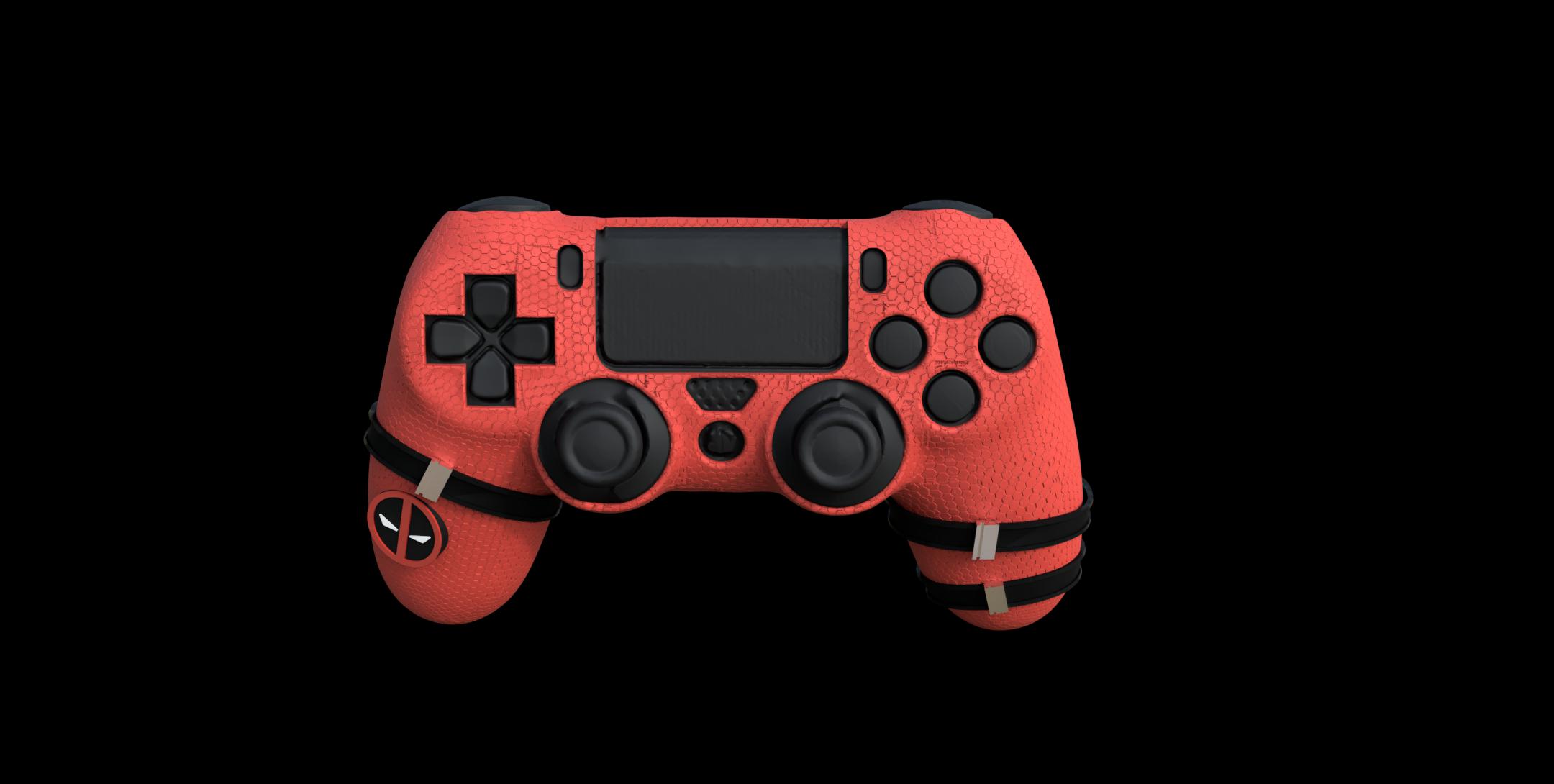 Deadpool ps4 controller case por Mike | Descargar modelo STL gratuito ...