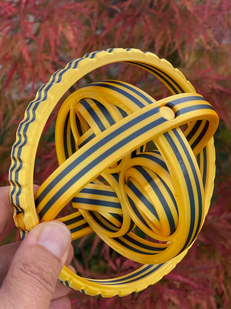 Rotating Rings Fidget by vmLOGIC | Download free STL model | Printables.com