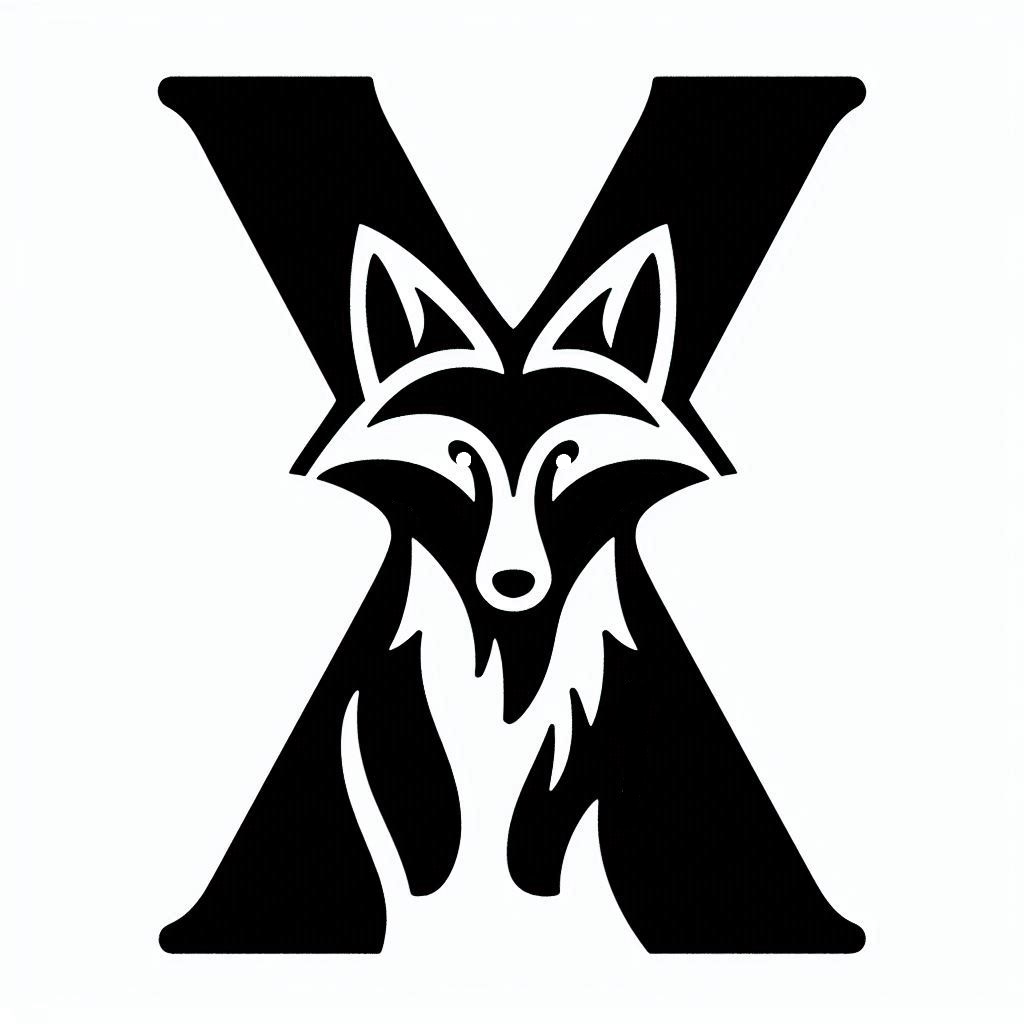 Fox alphabet: Letter X (version 1) by Nina Máčová | Download free STL ...