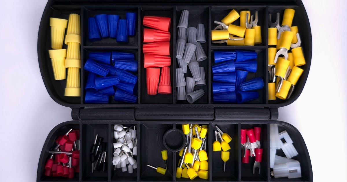 Small Parts Organizer - Ferrule Case by Adage3D | Download free STL ...