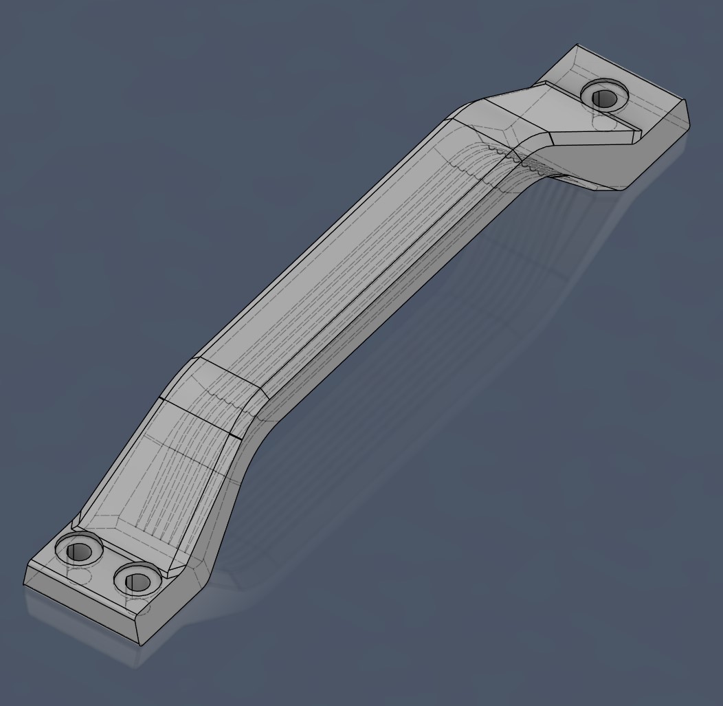 Simple door handle by EdWong | Download free STL model | Printables.com