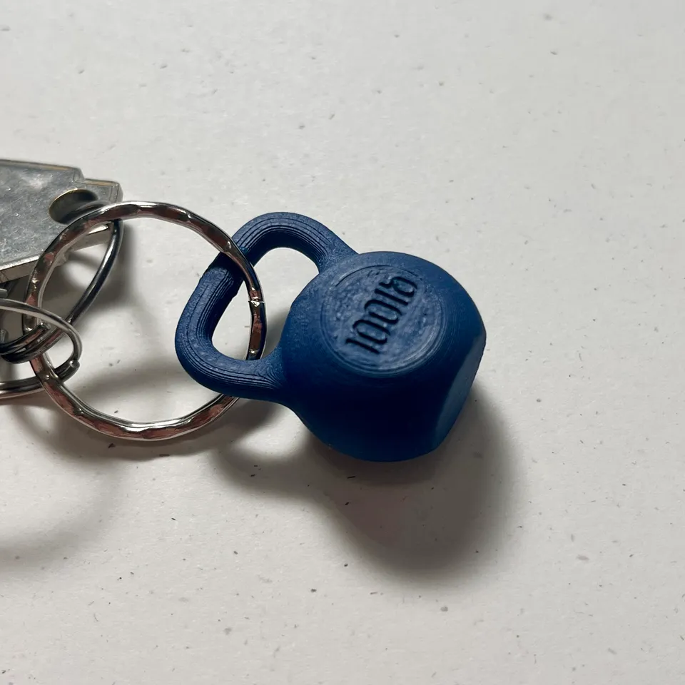 Kettlebell Keychain by Micah Rogers | Download free STL model ...