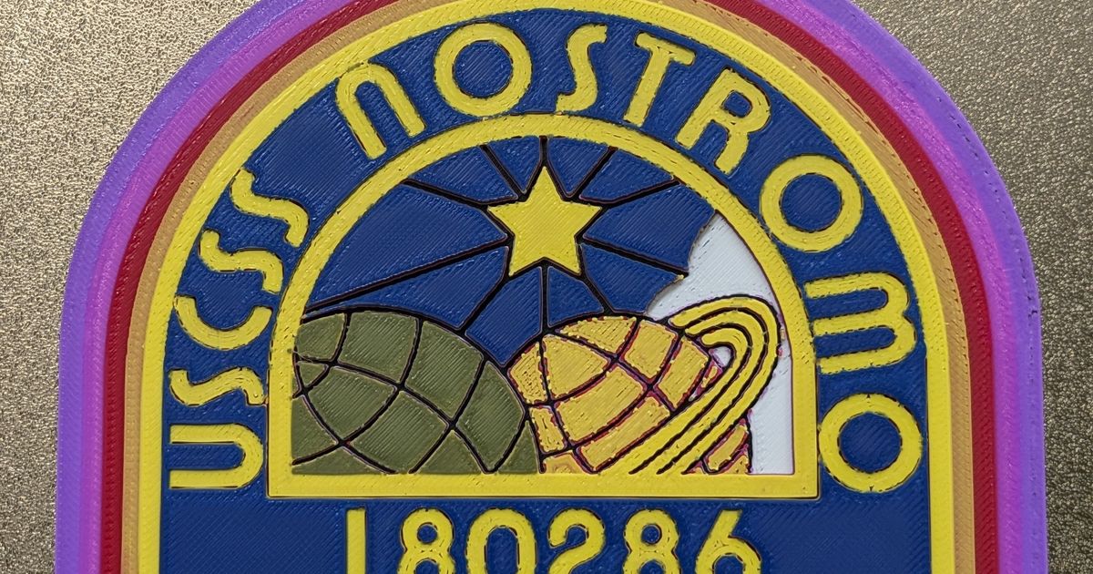 Nostromo Patch Chromaphane by Taylor Herrin | Download free STL model ...