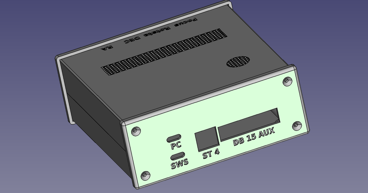 Onstep MAXPCB4w case with aviation plugs by rohan5sep | Download free STL model | Printables.com