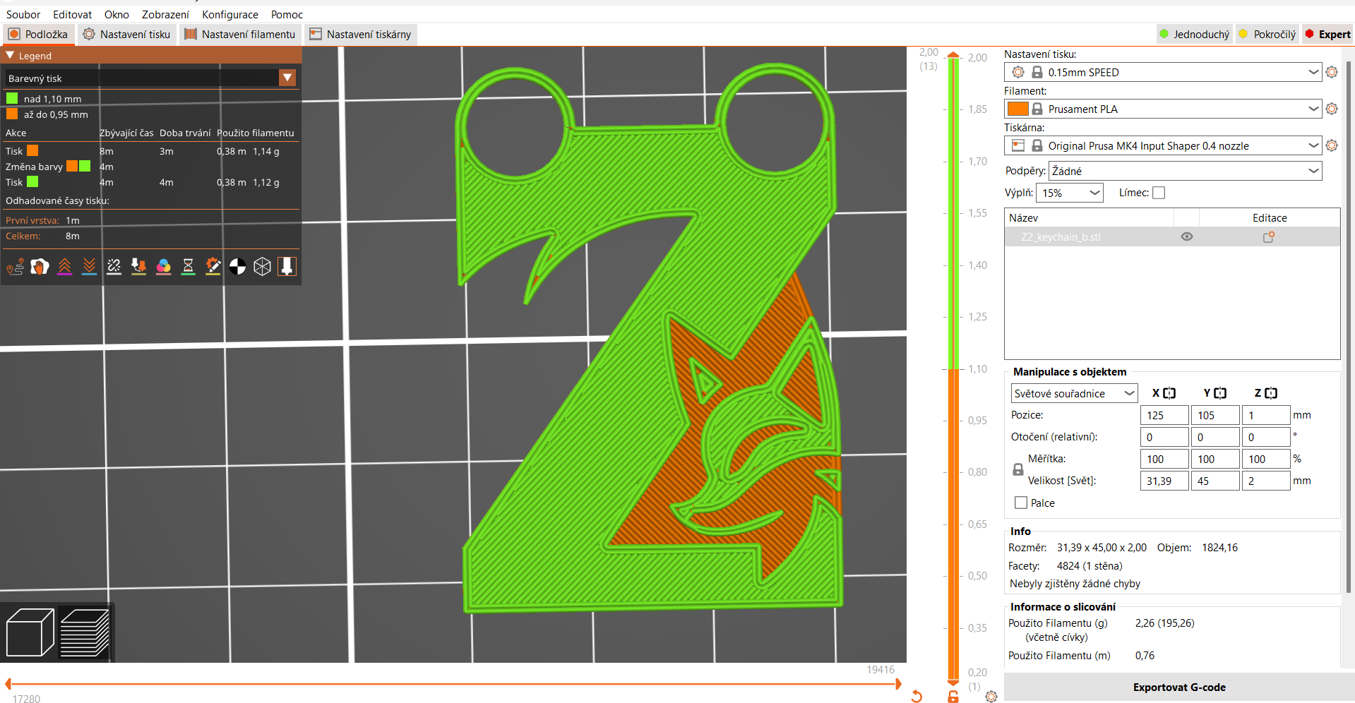 Fox alphabet: Letter Z (version 2) by Nina Máčová | Download free STL ...