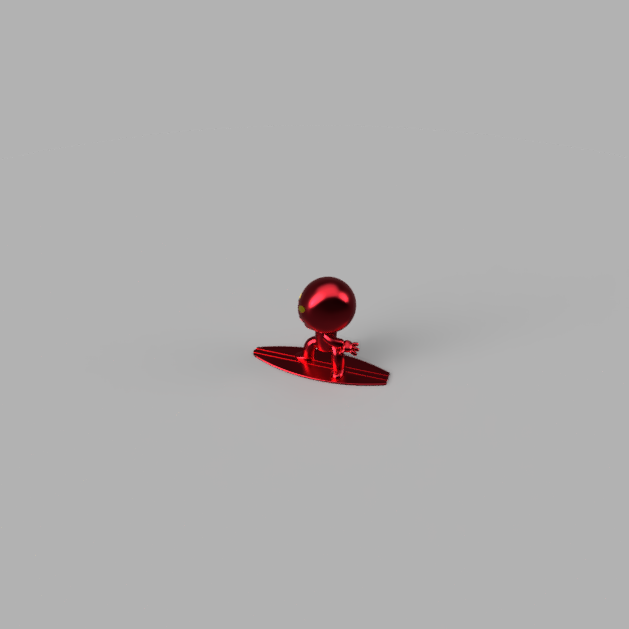 Mini Red Surfer (Norrin Radd) by R con R 3D | Download free STL model ...