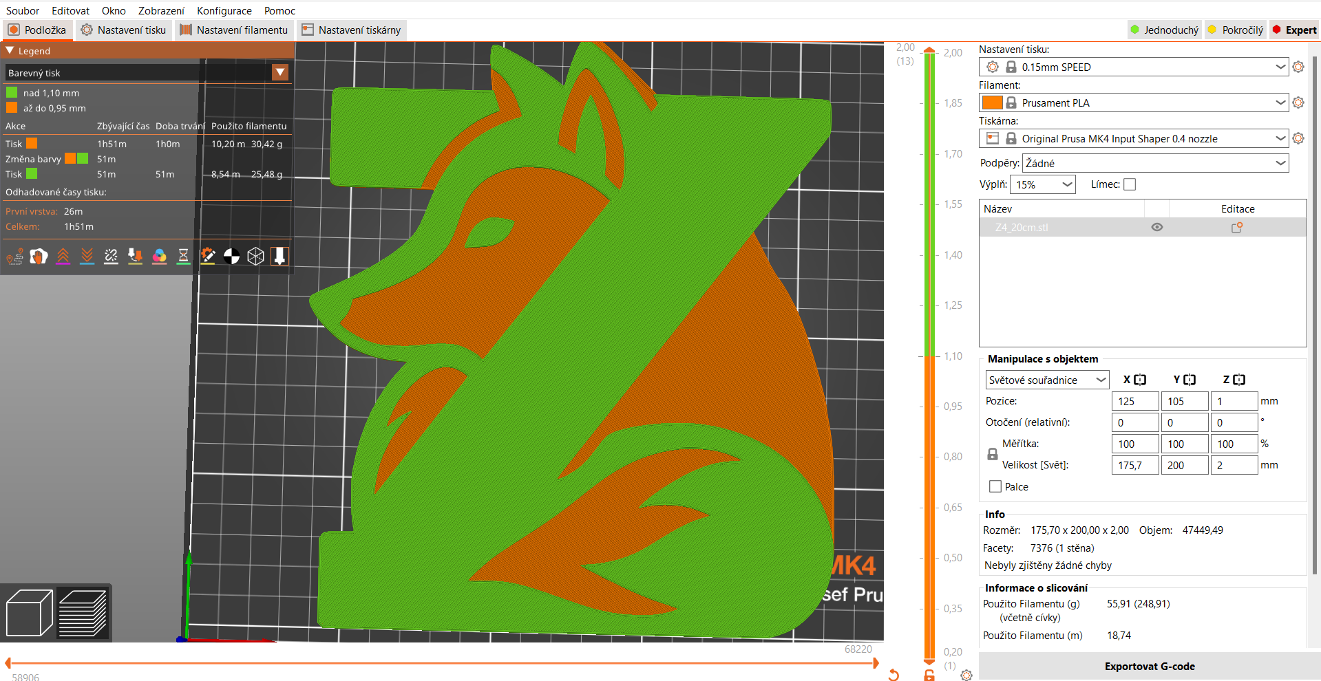 Fox alphabet: Letter Z (version 4) by Nina Máčová | Download free STL ...