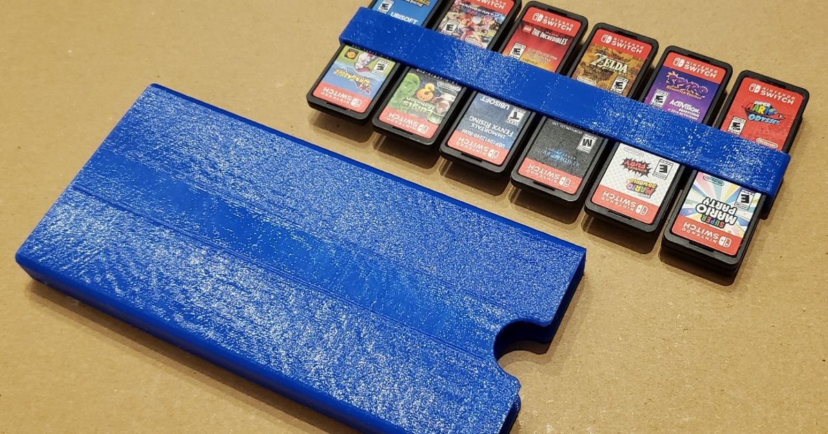 24 cartridge Nintendo Switch game case by Cavedog | Download free STL model | Printables.com