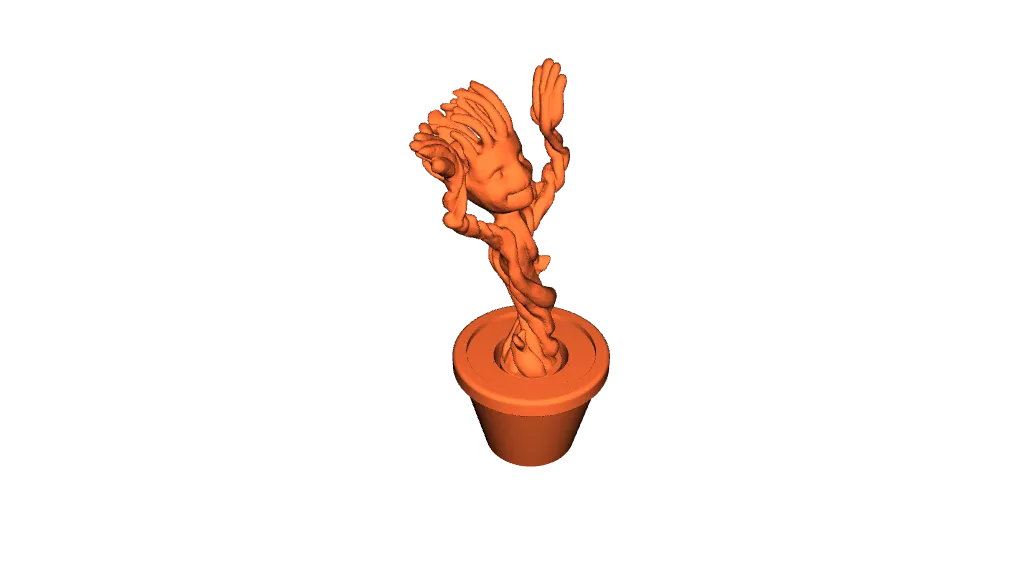 Dancing Baby Groot from the MCU by Vader | Download free STL model ...