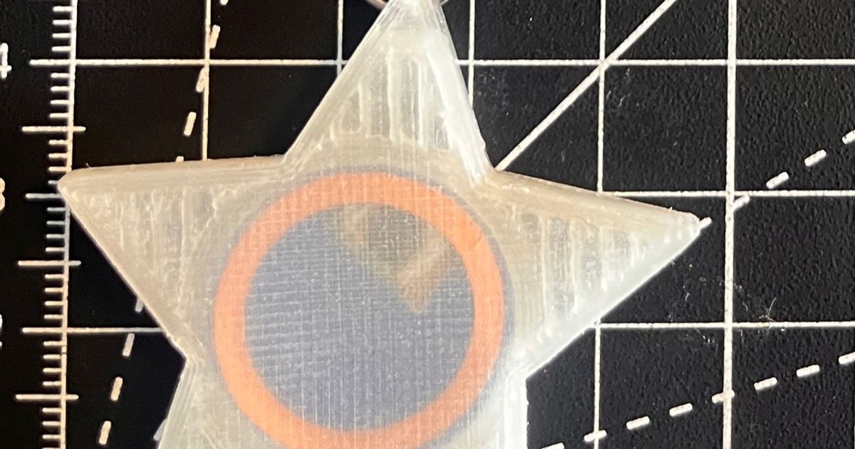 Star NFC fob keychain by Isabela Piva | Download free STL model ...