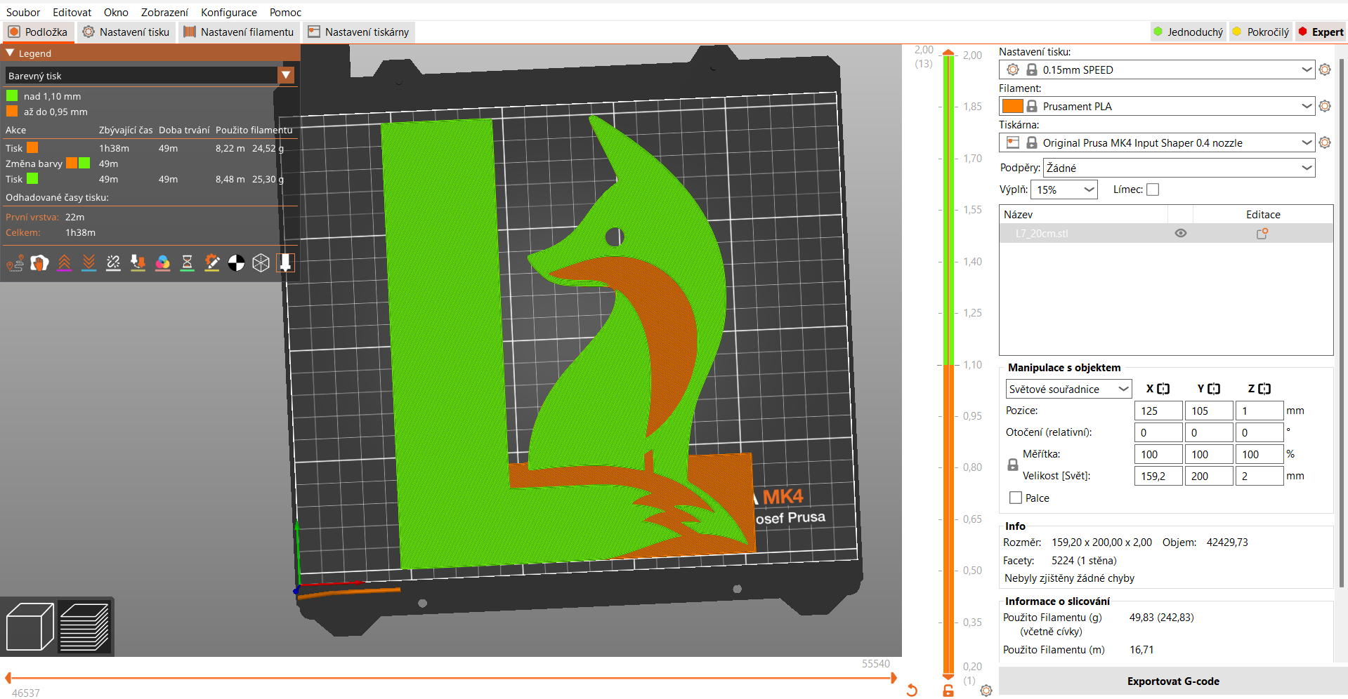 Fox alphabet: Letter L (version 6) by Nina Máčová | Download free STL model | Printables.com