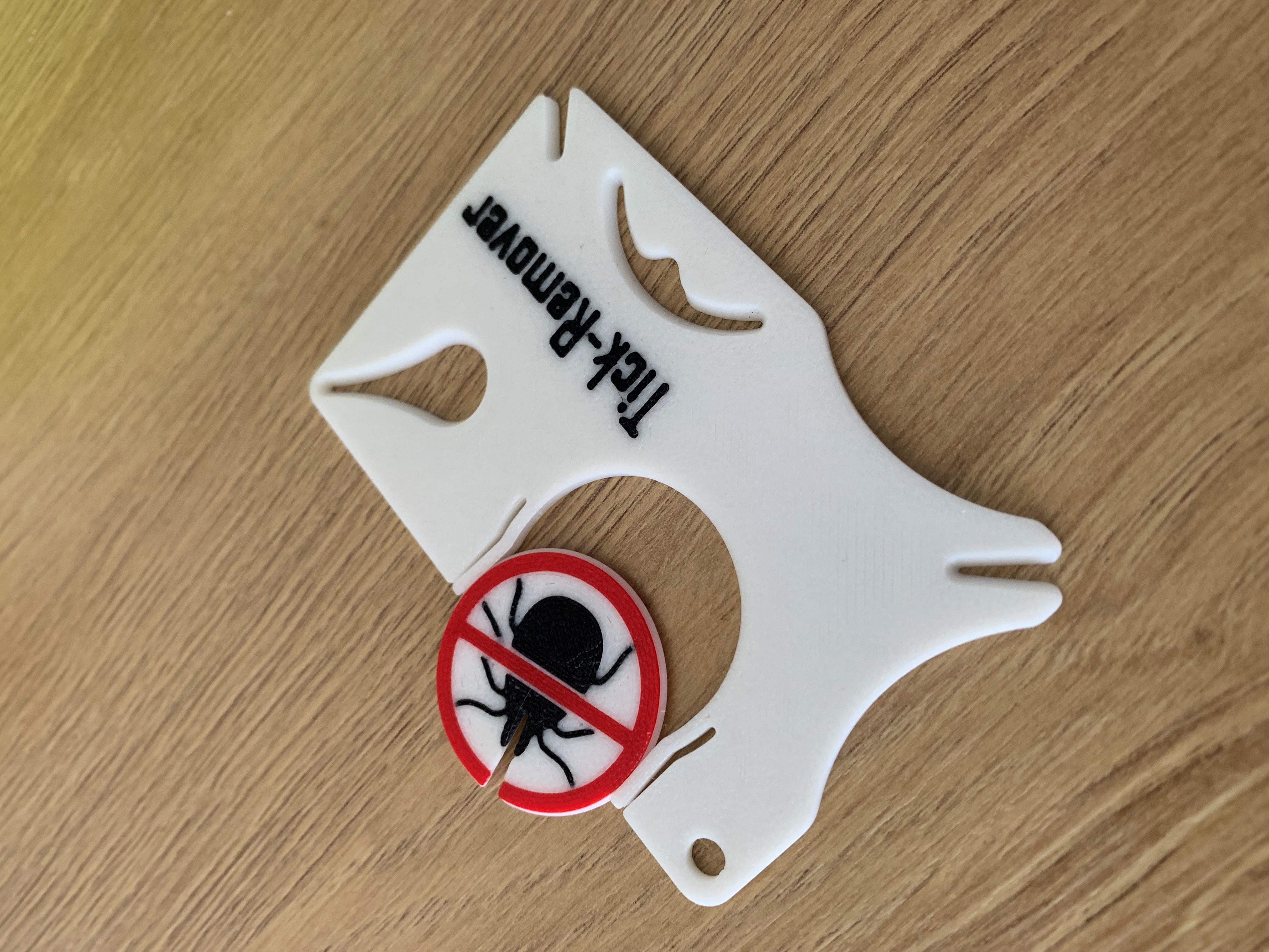 Zecken Karte mit Coin - Tick Card with Coin by TT_Engineering ...