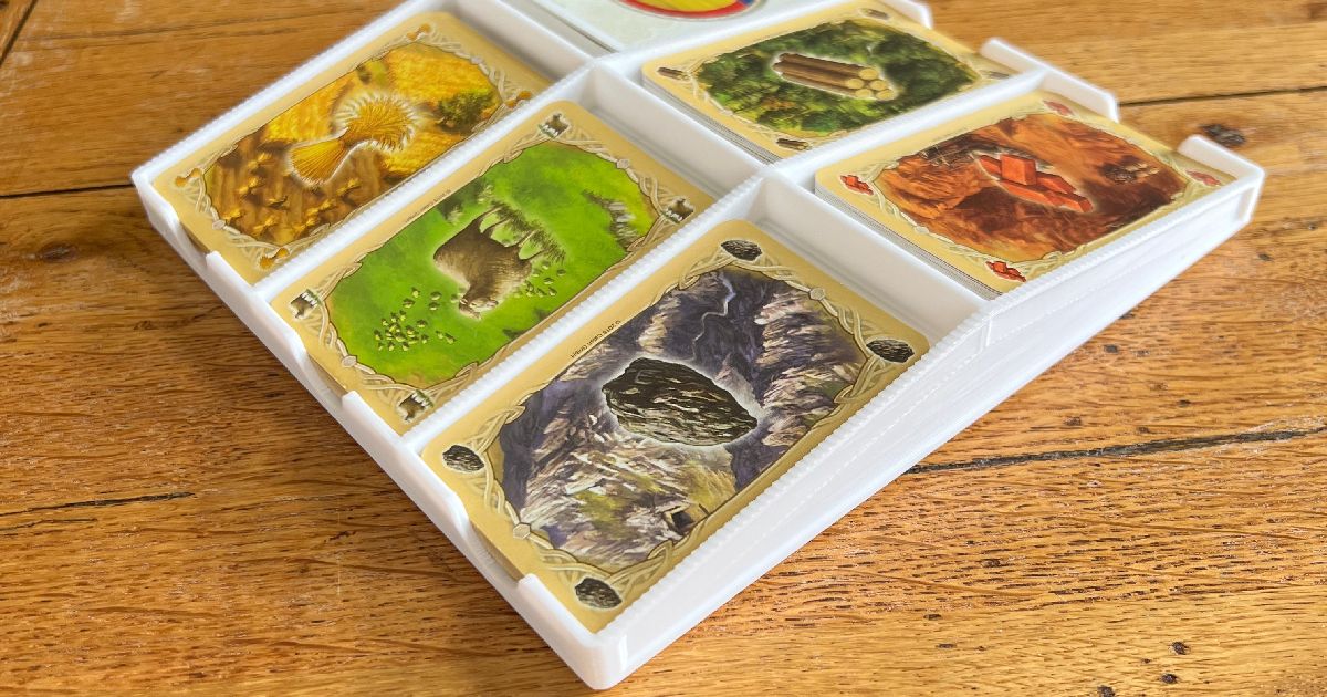 Catan Card Holder By Zach Taylor Download Free Stl Model
