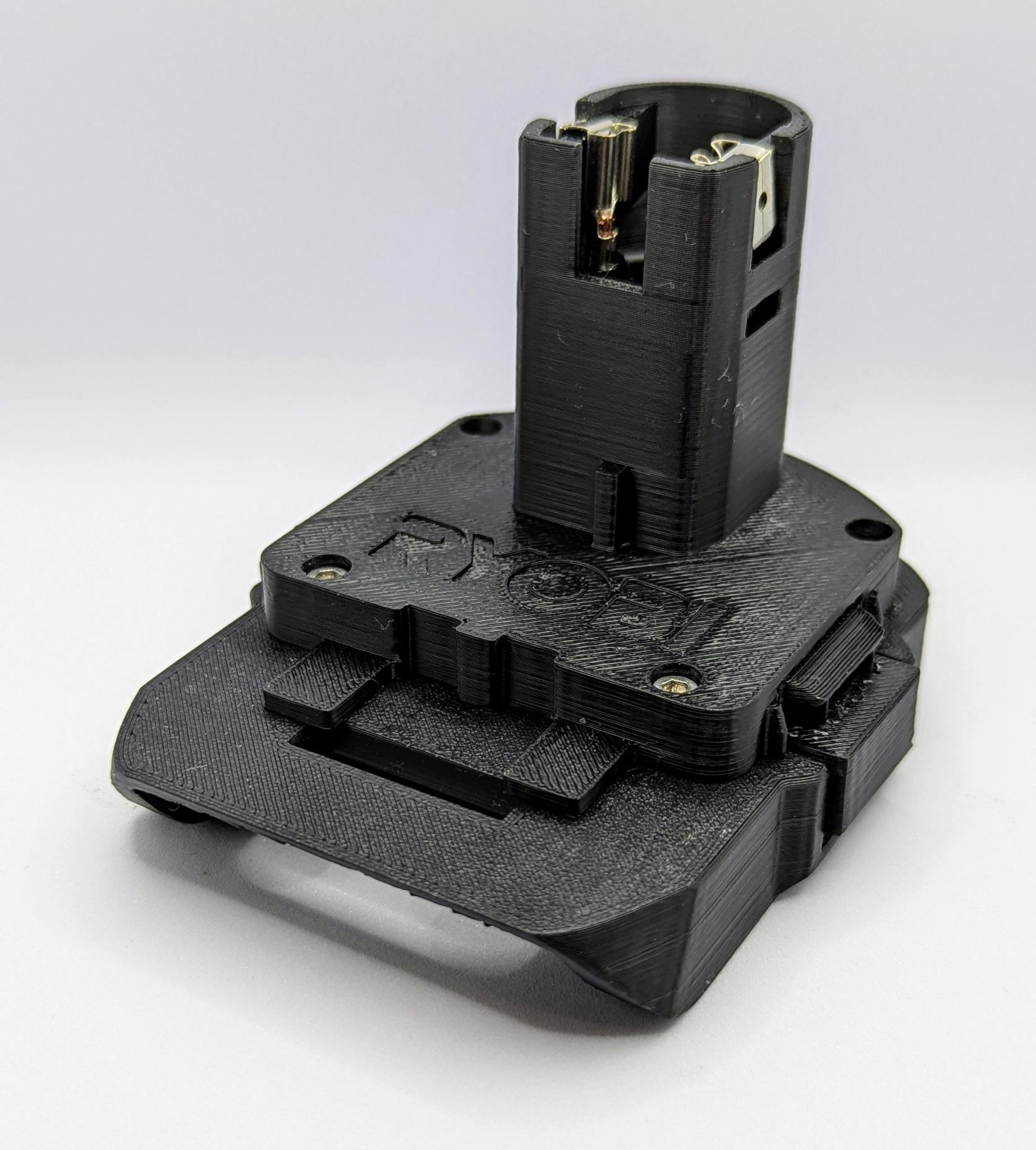 Dewalt Battery to Ryobi Tools Adaptor by 05WEL | Download free STL ...