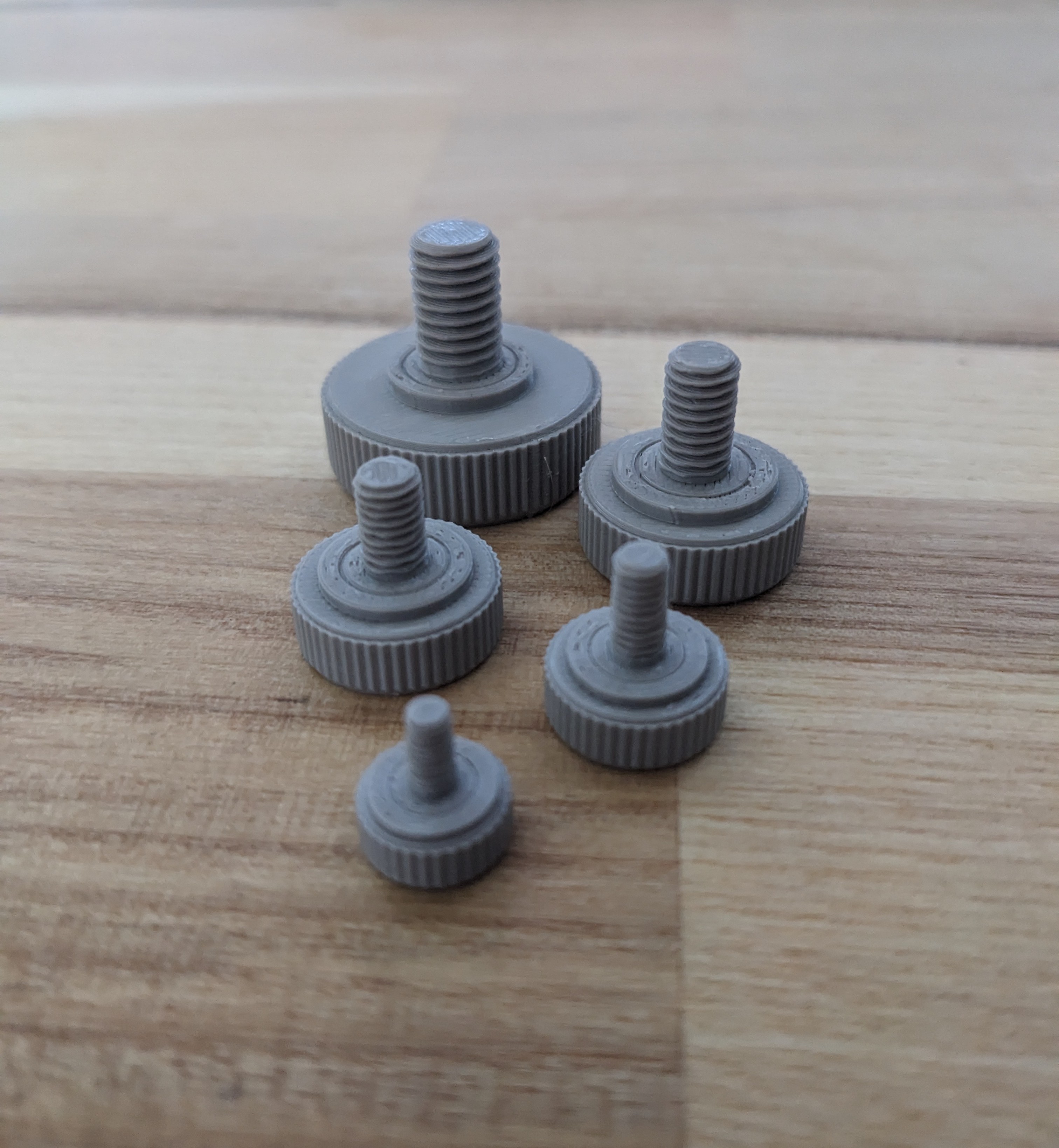 Ultimate Metric Knurled Thumb Screw Collection M3-M8 by Tycho Design ...