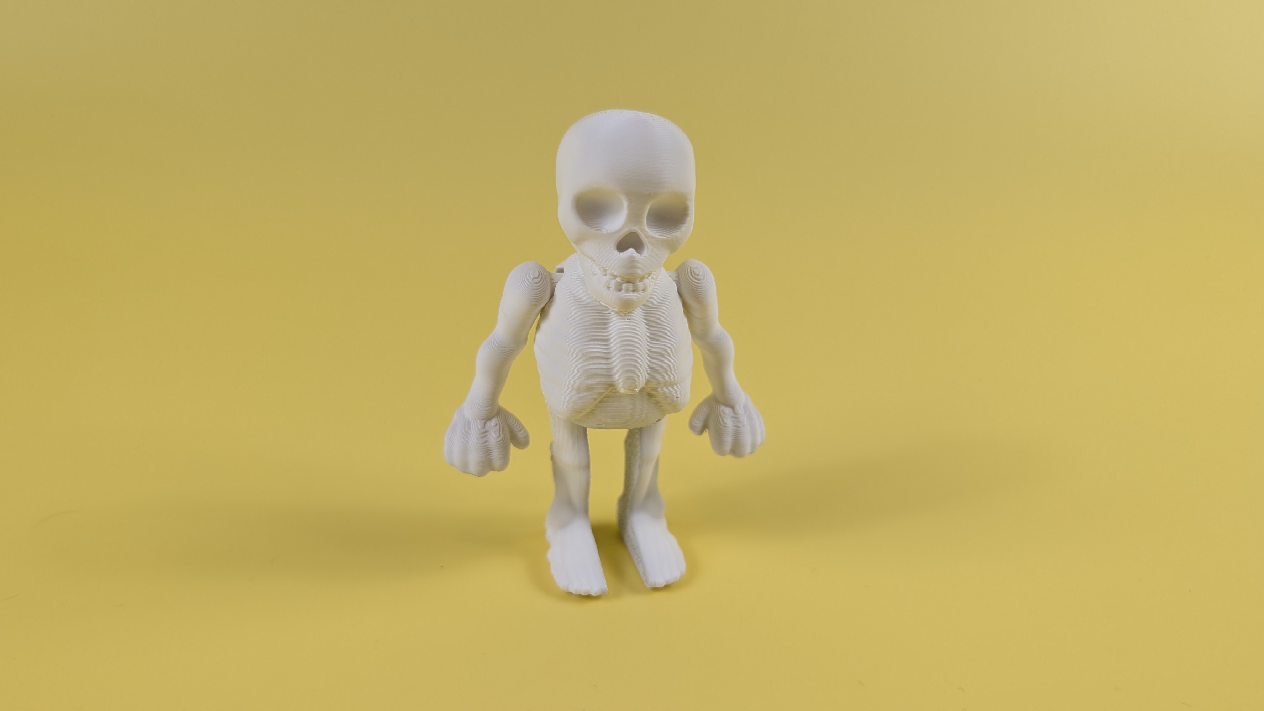 Skeleton - Articulated Figure Keychain for Halloween by Biocraftlab ...