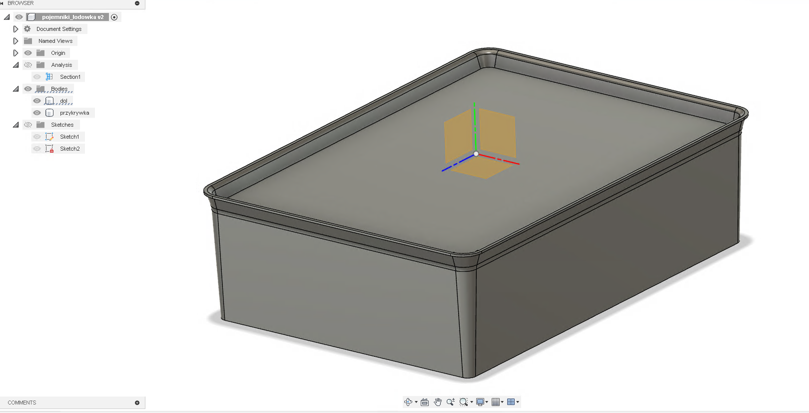 Fridge stackable boxes - customizable by morf | Download free STL model ...