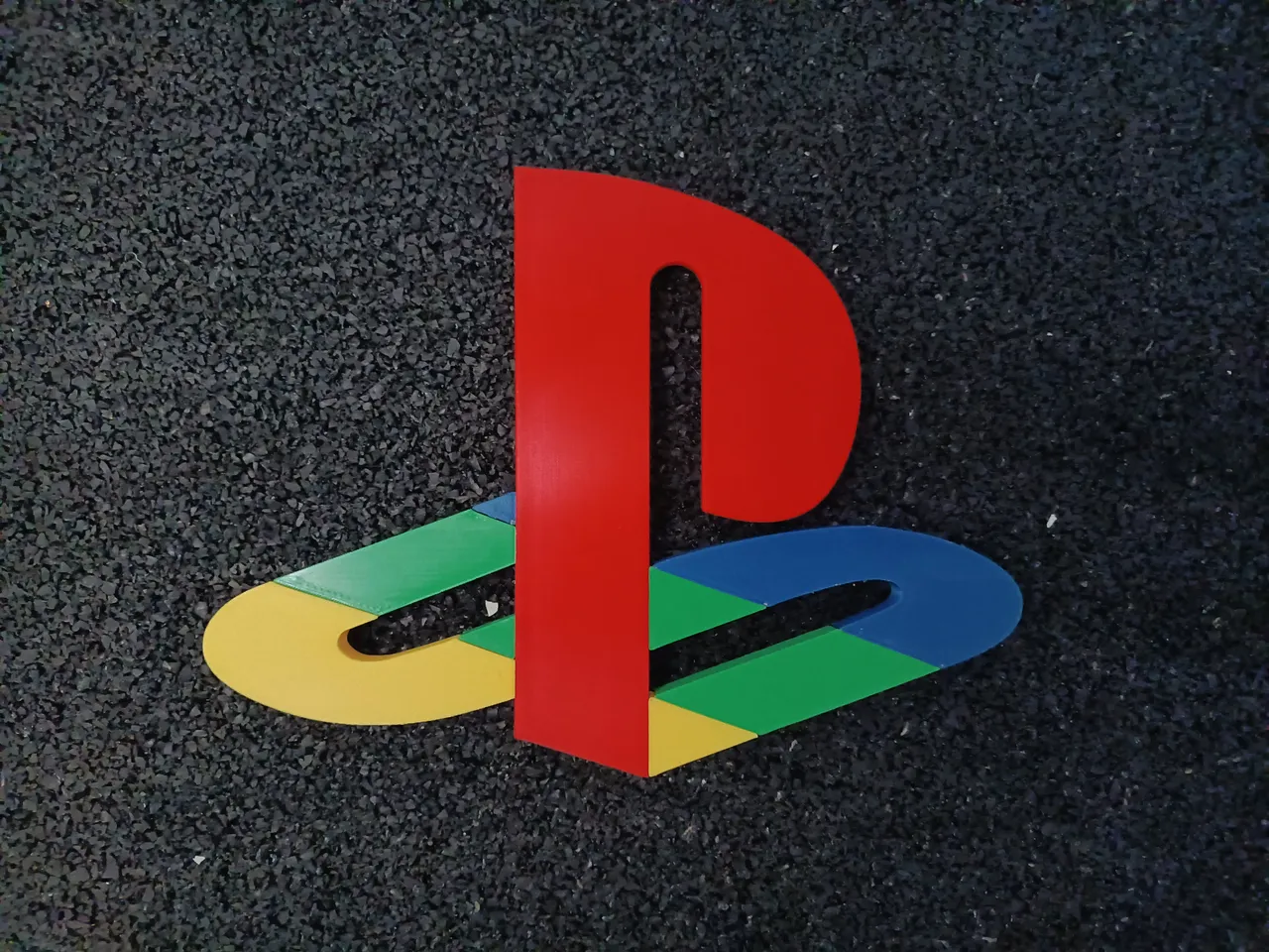 Playstation 1 Logo Multicolor by Lukáš Purnoch | Download free STL ...