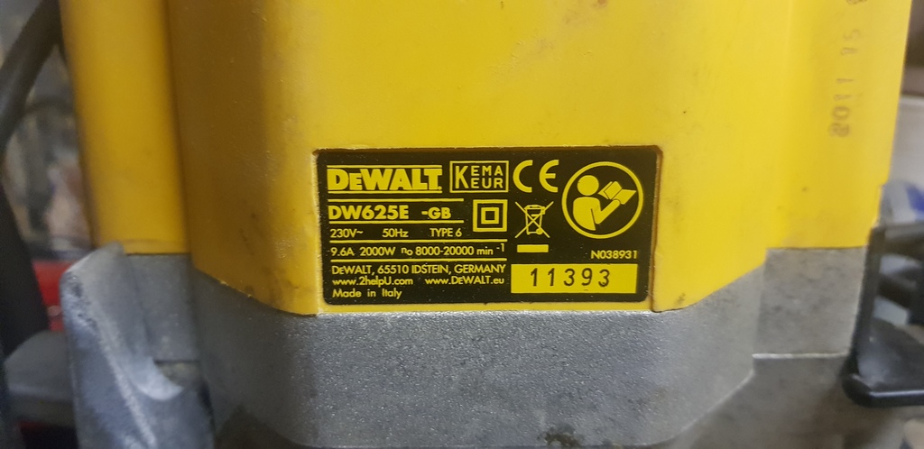 Dewalt DW625E Handles and base plate by Dirty Bassett | Download free ...