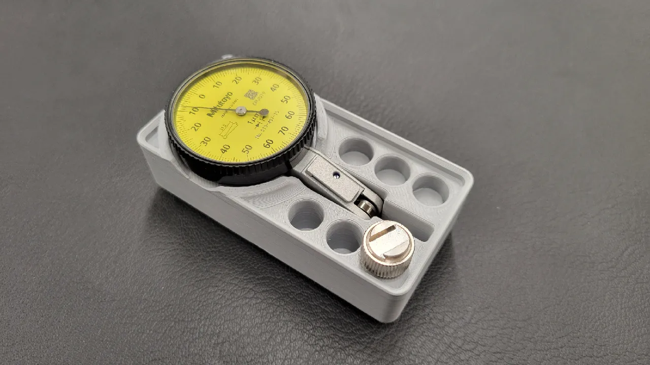 Mitutoyo 40mm Face Dial Test Indicator Gridfinity by Clough42 ...