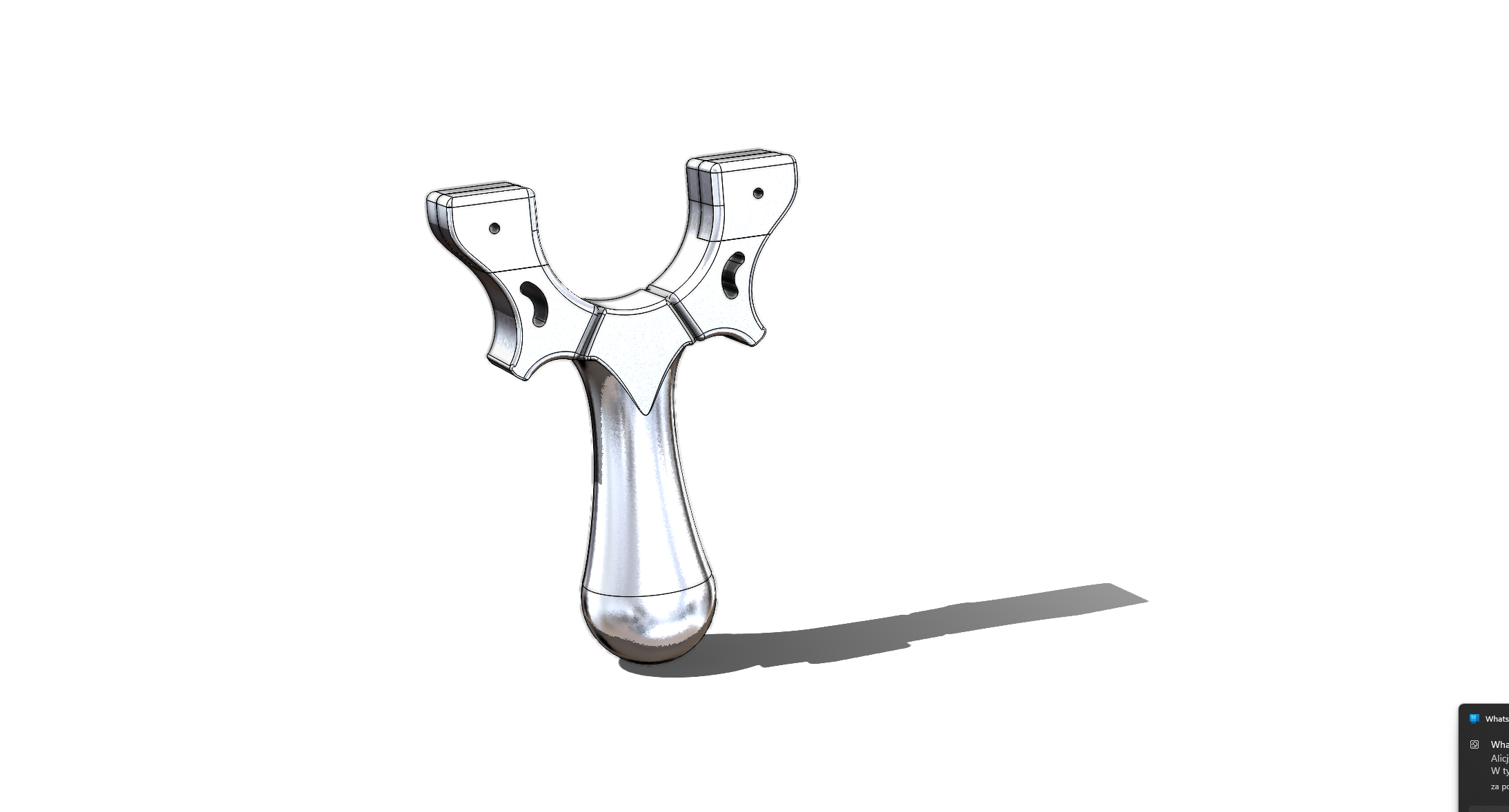 Simple slingshot by MarcinPaska | Download free STL model | Printables.com