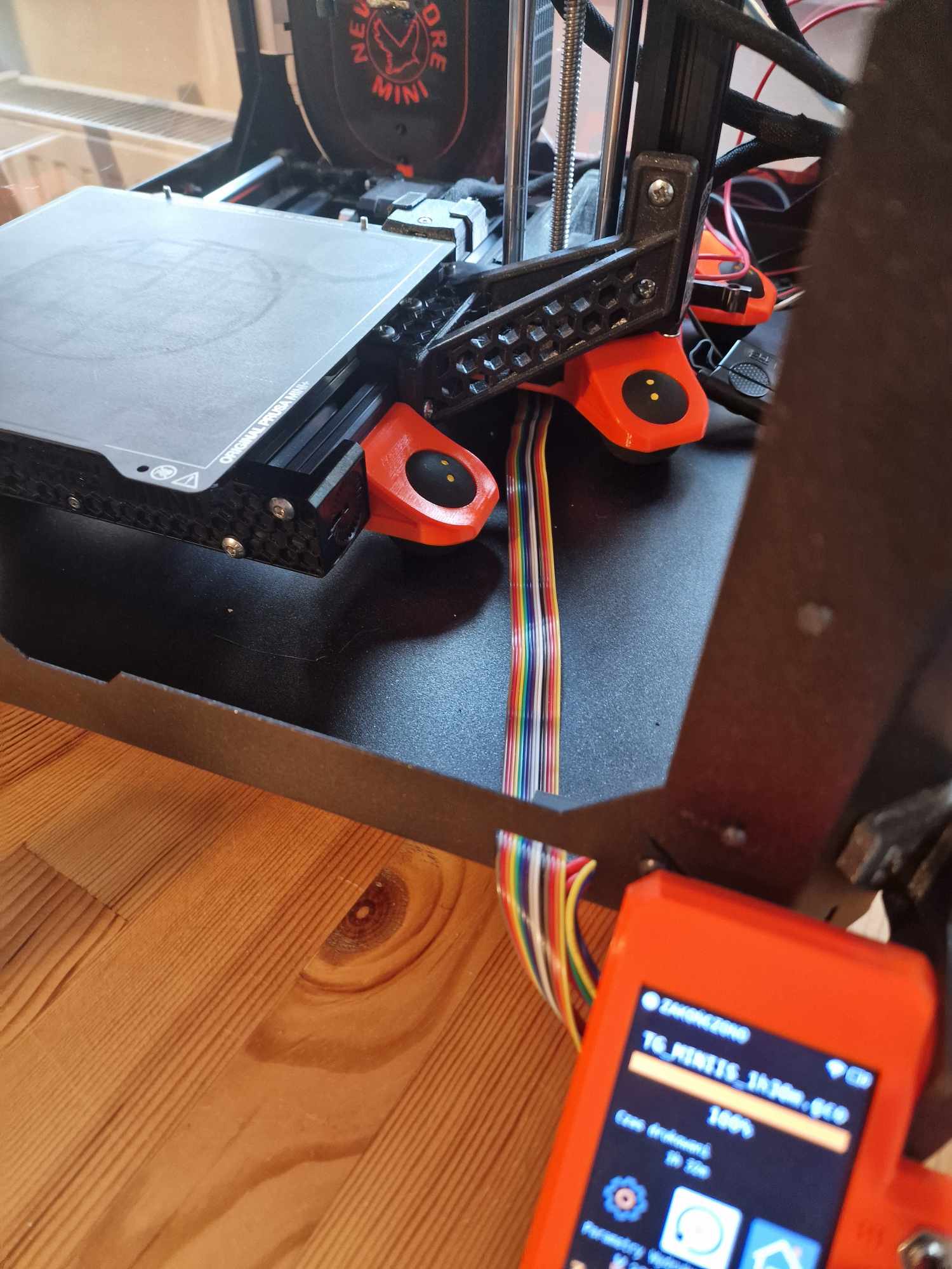 External / Outside LCD screen mount for Original Prusa Mini Enclosure ...