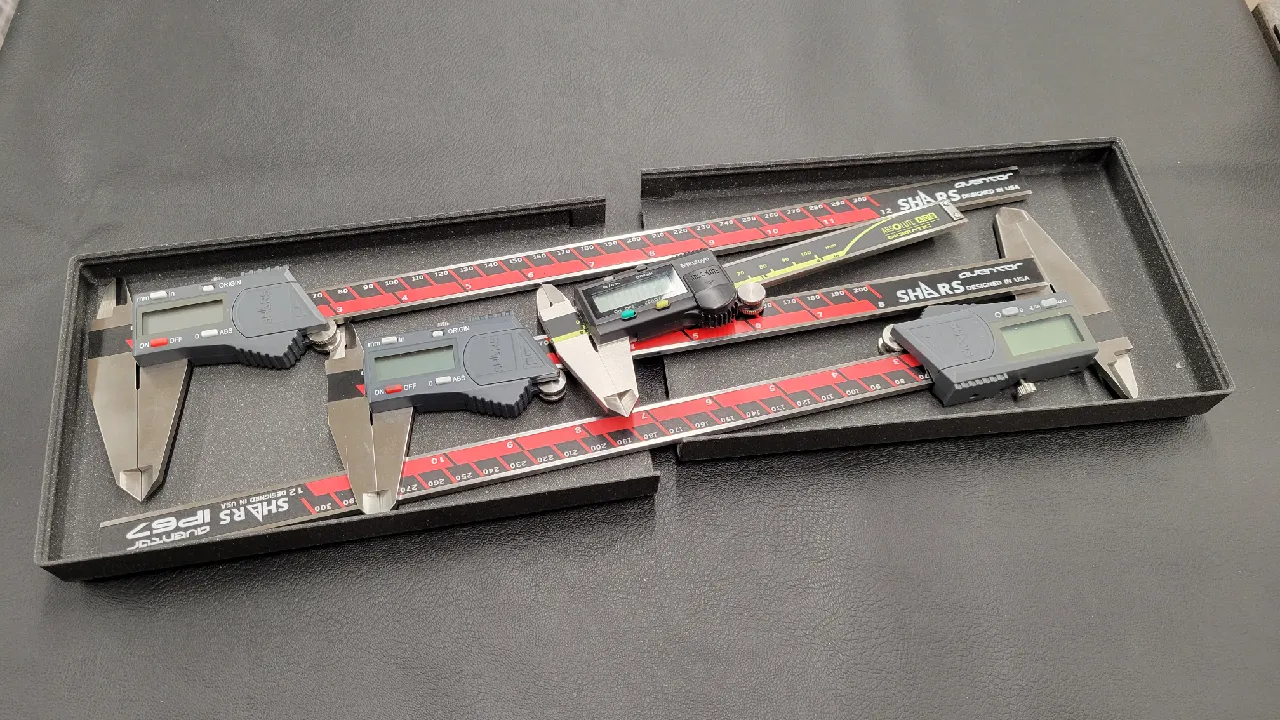 12in Max Size Caliper Tray Gridfinity by Clough42 | Download free STL ...