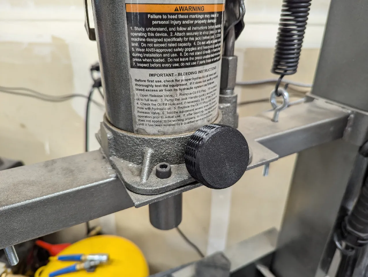 Central Machinery 20-Ton Hydraulic Press Valve-Knob by Rabbit ...