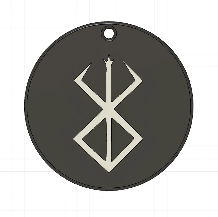 Berserk Sacrifice Symbol Keychain by pf355 | Download free STL model ...